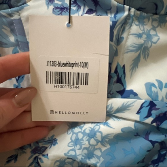 Hello Molly | Dresses | Nwt Hello Molly Blue Floral Dress | Poshmark